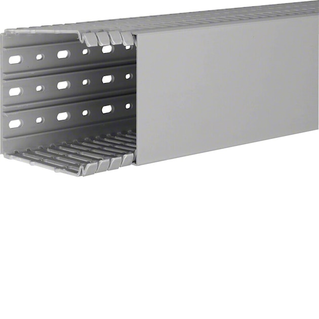 HAGER SLOTTED TRUNKING BA7 100X100 GREY | Cable Trunking | Onninen