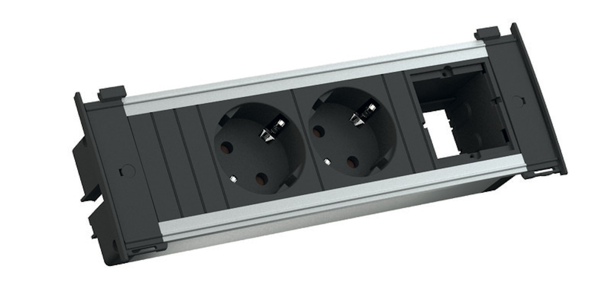 BACHMANN SOCKET-OUTLET PANEL KAPSA S SOCKET-OUTLET 2 SO CM | 25 Socket ...