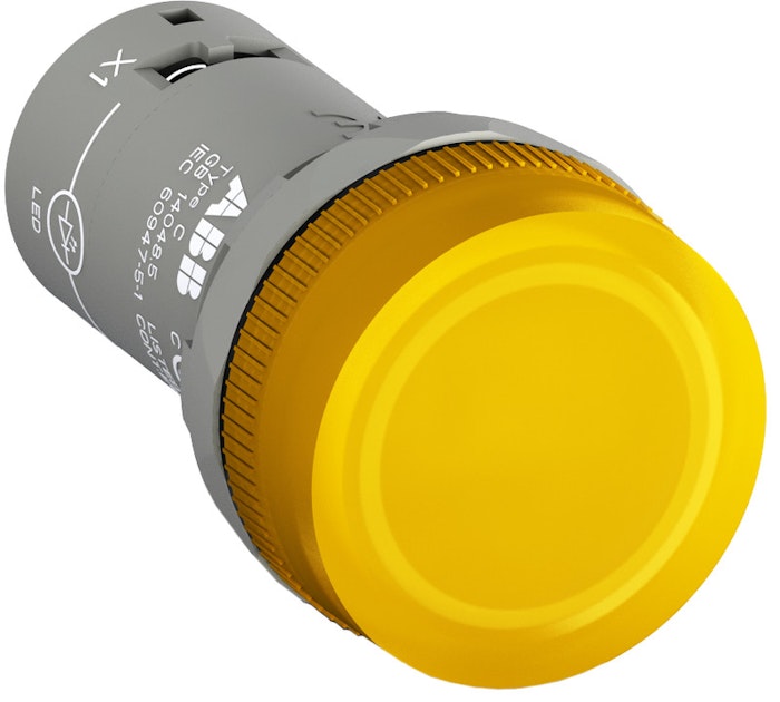 INDICATOR LAMP LED YELLOW, 380-415V AC | Signallamper innfelling ...