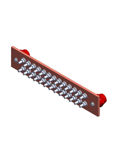 UTU POTENTIAL-EQUALIZING BUSBAR MEB100-26 10x100x510 | Earthing And ...