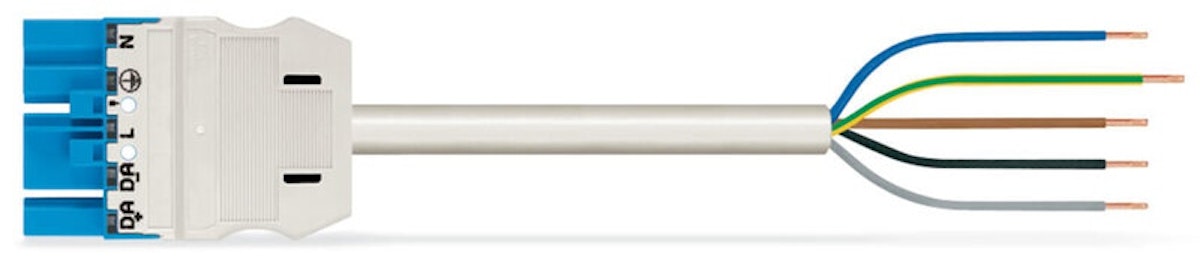 WAGO PISTOLIITINJOHTOSARJA WINSTA HF DALI UROS/VAPAA 5x1,5mm2,3m | Muut ...