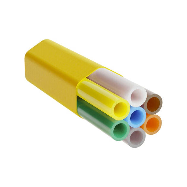HEXATRONIC MICRODUCT BUNDLE DB YELLOW 7X14/10 | Glass Fibre Ducts | Onninen
