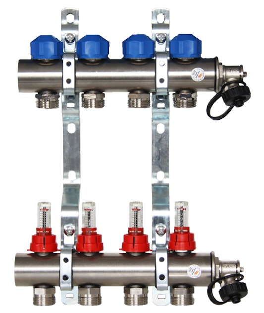 WAVIN UFH MANIFOLD WAVIN 6-OUTPUT SS | Underfloor heating | Onninen