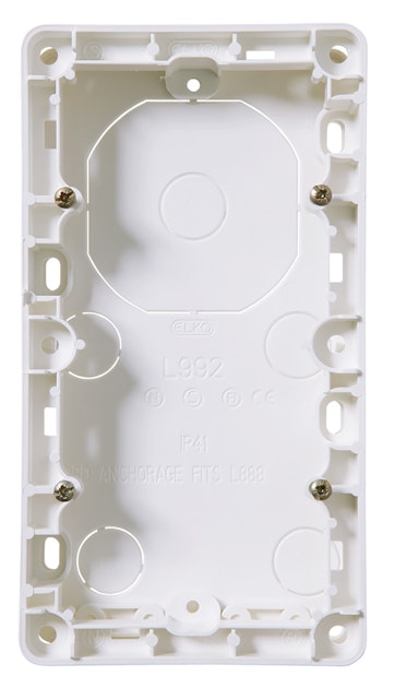 ELKO SURF MOU FRAME ELKO RS NORDIC SURFACE BOX 2-GANG LOW | Cover ...