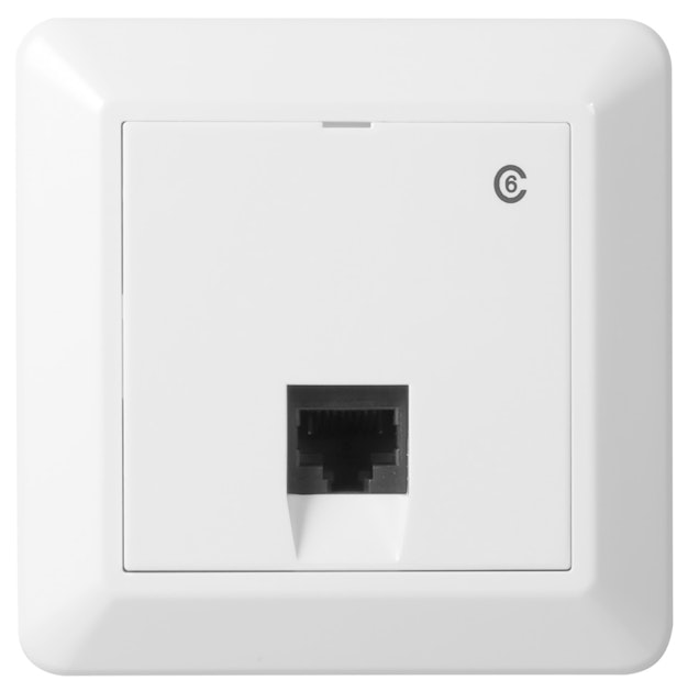 ELKO TELE OUTLET ELKO RS NORDIC DATA OUTLET 1X8-POLE CAT 6 UTP ...