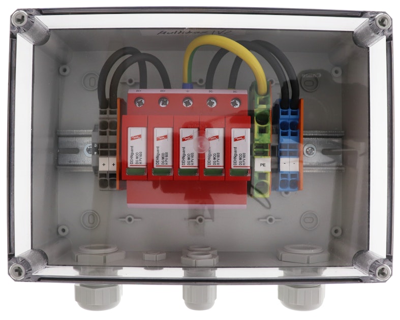 DEHN+SÖHNE SURGE ARRESTER FOR HOUSEHOLD DCU 2 YPV 1100 2M 1S | Surge ...