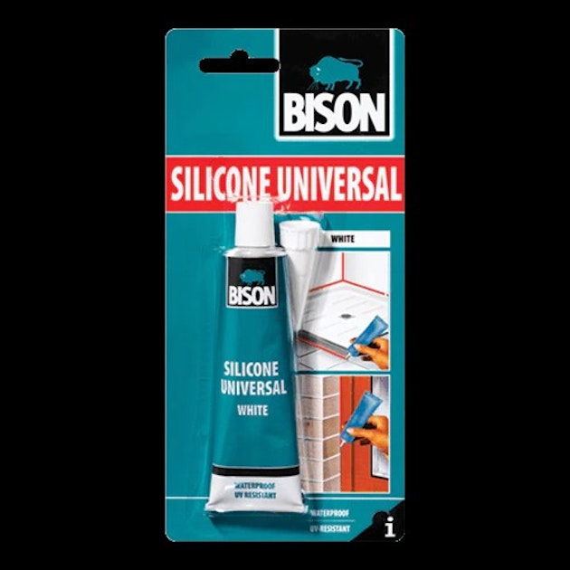 BISON SEALANT UNIVERSAL SILICONE WHITE 60ML | Installation And Gap ...