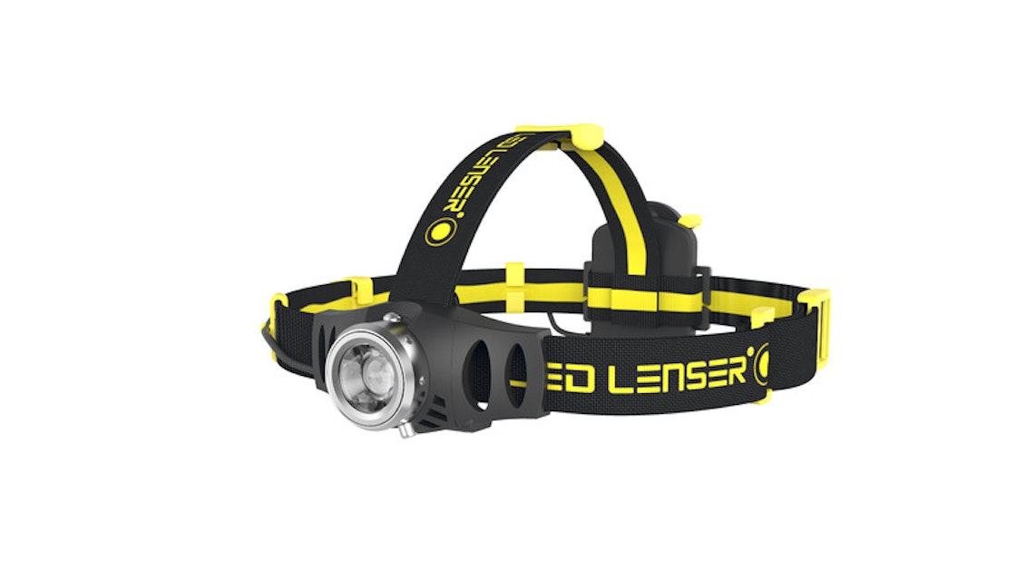 LED LENSER HEAD/HELMET TORCH LED-LENSER IH6R 200lm RECHARGEABLE ...