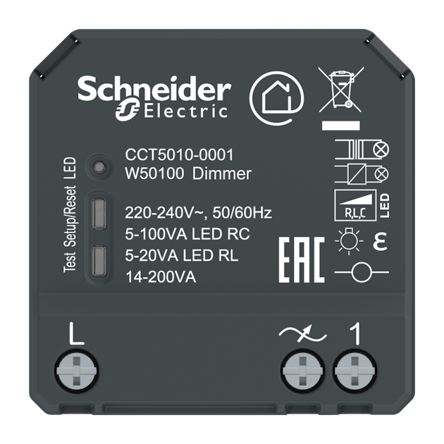 SCHNEIDER ELECTRIC REGULATOR WISER MICRO MODULE DIMMER, RCL | Dimmers ...