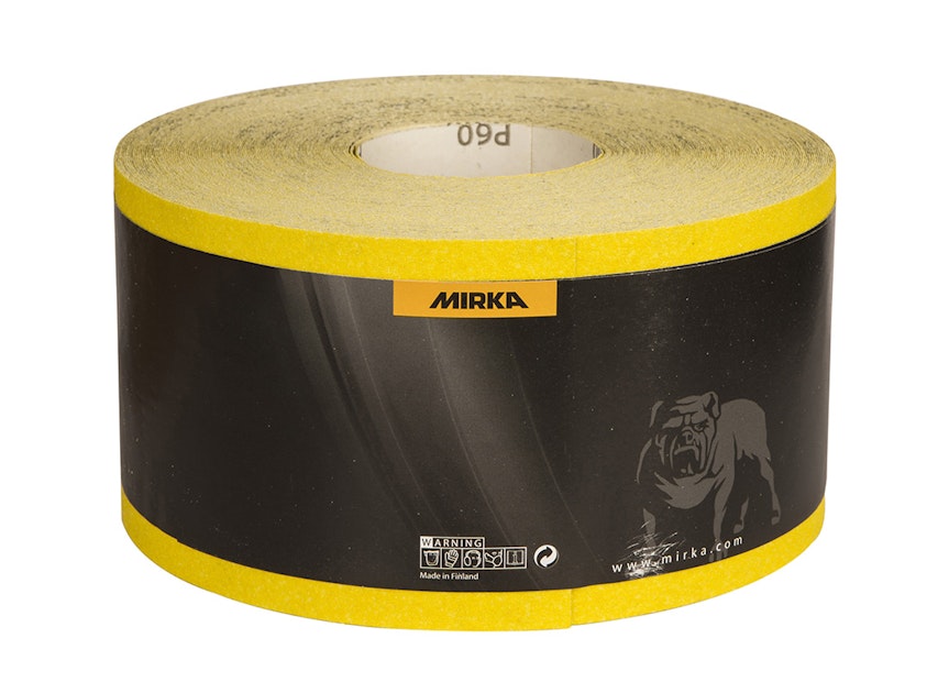 MIRKA SANDING PAPER MIRKA YELLOW 115MMX50M 100 | Hand Sanding Papers ...