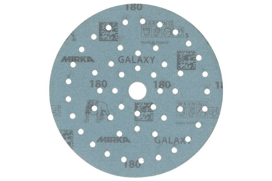 MIRKA SANDING DISC MIRKA GALAXY 150MM GRIP MULTIFIT 180 50PCS | Sanding ...