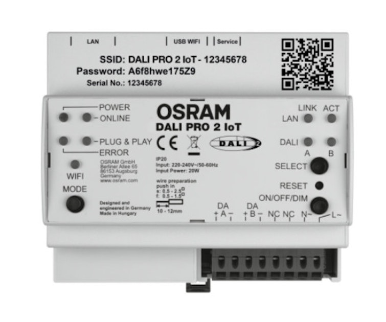 OSRAM LIGHTING CONTROL SYSTEM DALI PRO 2 IOT | Lightning Control ...