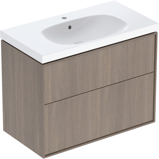 IDO FURNITURE PACK IDO SENSE ART 900x482x682mm WALNUT | Bathroom ...