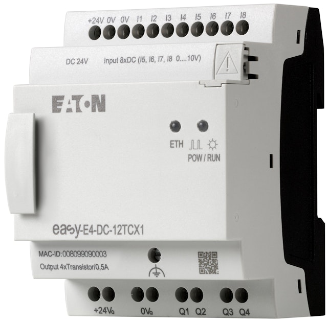 EATON PROGRAMMERBART RELÄ EASY E4-DC-12TCX1 | Programmerbara Styrsystem ...