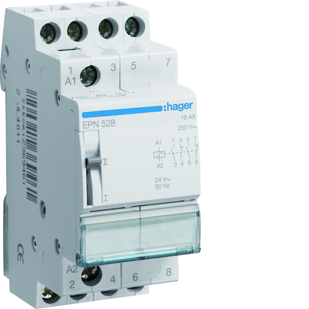 HAGER LATCHING RELAY 2NC+2NO 24V | Contactor Relays | Onninen