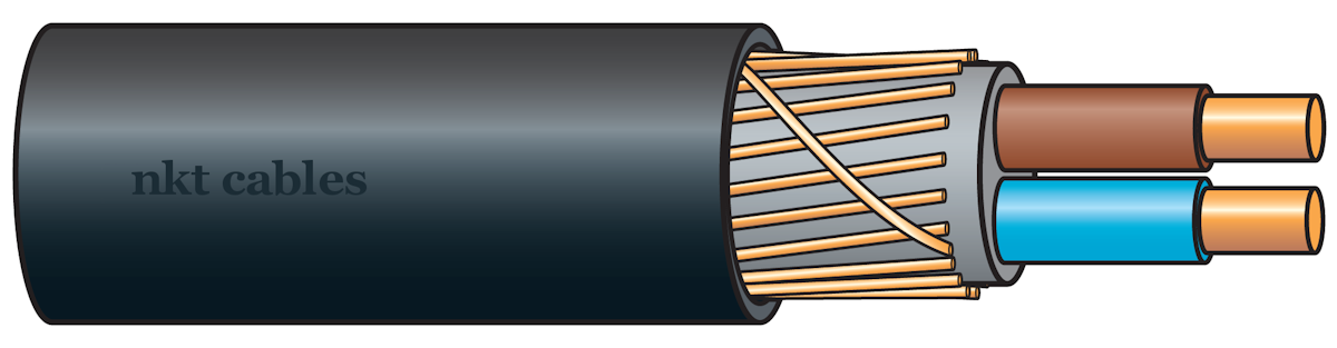 NKT COPPER POWER CABLE-HF NKT EXQJ 3X2,5/2,5 0,6/1 kV Dca | 1 Kv Copper ...