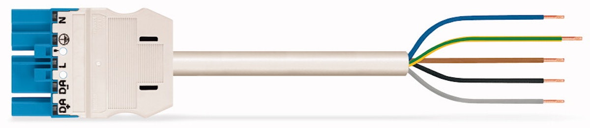 WAGO INTERCONNECTING CABLE DALI PLUG/FREE 5x2.5mm2, 3m, WH | Other ...