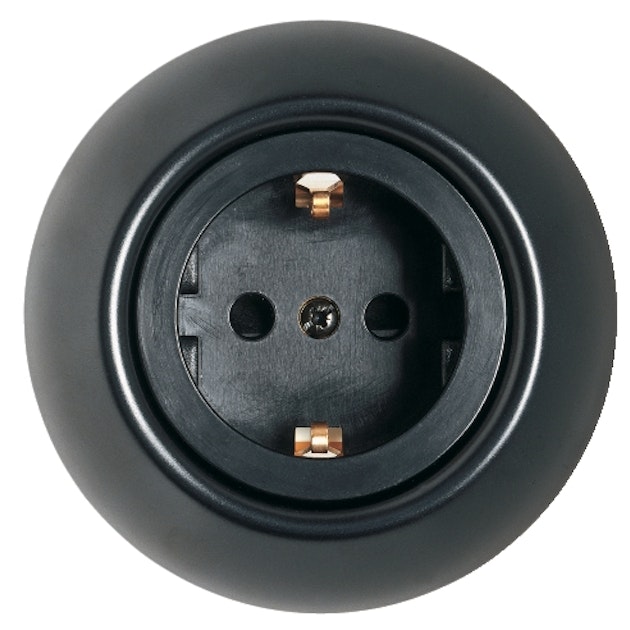 SCHNEIDER ELECTRIC RENOVA SSO EARTH SCREW BLACK | 25 Socket Outlets ...