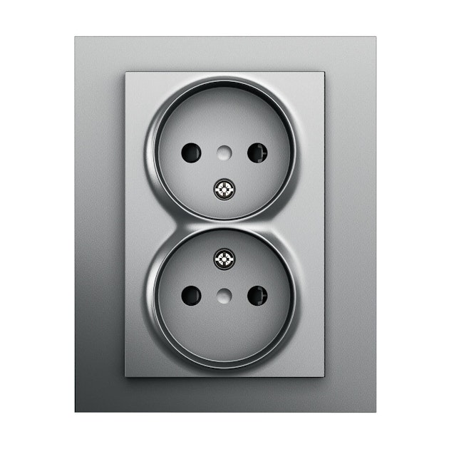 SCHNEIDER ELECTRIC SOCKET-OUTLET ELKO PLUS SOCKET OUTLET DOUBLE ALU ...