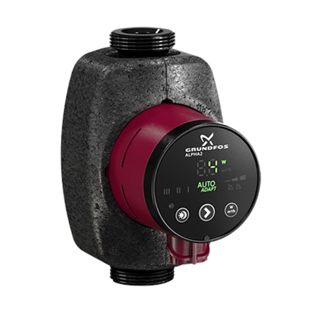 GRUNDFOS CIRCULATOR PUMP GRUNDFOS ALPHA2 25-40 130 1X230V | Circulator ...