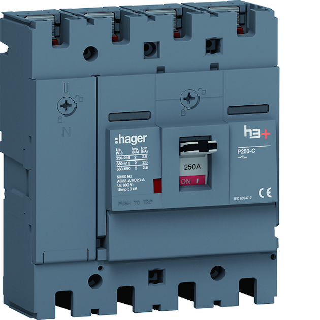HAGER LOAD BREAK SWITCH P250 4P 250A | Control Switches | Onninen