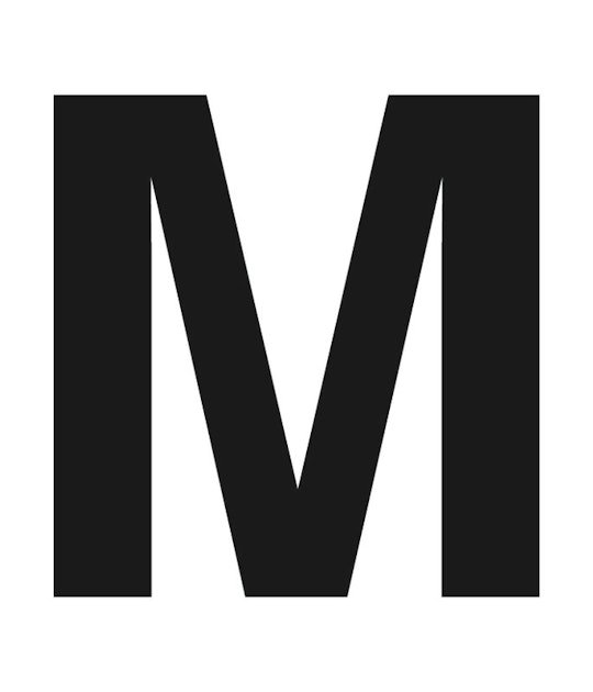 TURVAKAUPPA LETTER M STICKER 50mm | Signs | Onninen