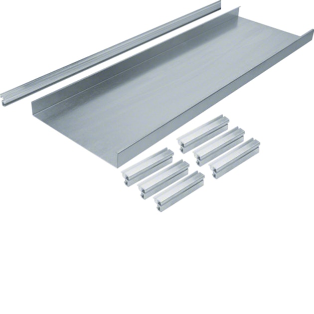 HAGER FLOOR TRUNKING 1-SIDED 2400X250X40 FE | Cable Ducts | Onninen