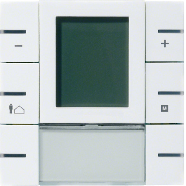 HAGER THERMOSTAT KNX WYT620 LCD + 2-FOLD SL WHITE | Installation Bus ...