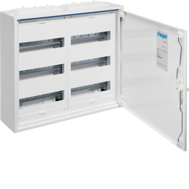 HAGER MODULE COVER SURFACE/RECESS FWB32S 2X3X12MOD IP44 | Cabinet ...
