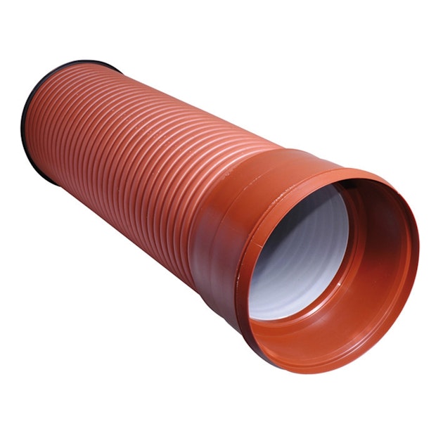 PIPELIFE SEWER PIPE SN8 PRAGMA 315x276 6m | Plastic corrugated pipes ...