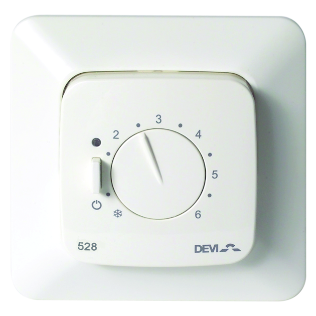 DEVI FLOOR THERMOSTAT DEVI DEVIREG 528J +5-+45 10A | Thermostats And Accessories | Onninen
