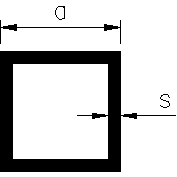 ONNINEN AL.TUBE SQR AW6060 50x50x3 1,52 KG | Aluminium Pipes | Onninen