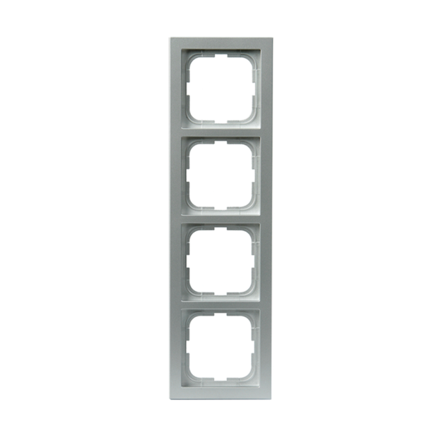 ABB COVER FRAME 4-GANG,85MM,ALU,IMPRESSIVO | Cover Frames And Plates ...