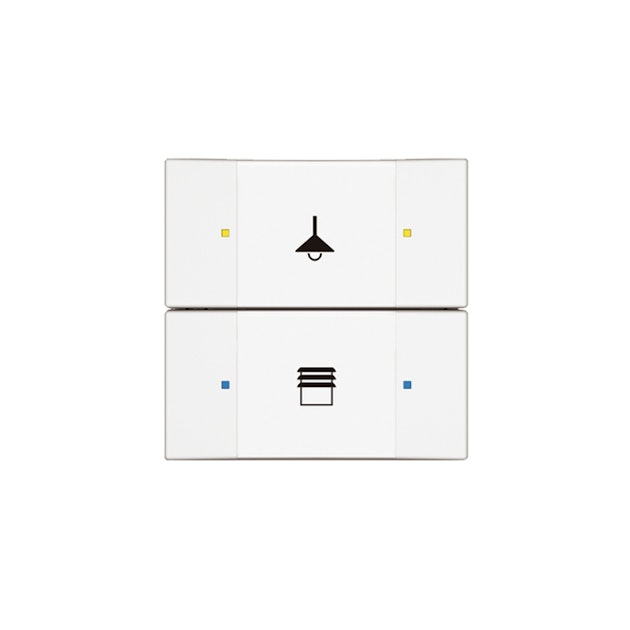 PUSH-BUTTON KNX DAVOS/STUDIO WHITE | Lagersalg | Onninen AS