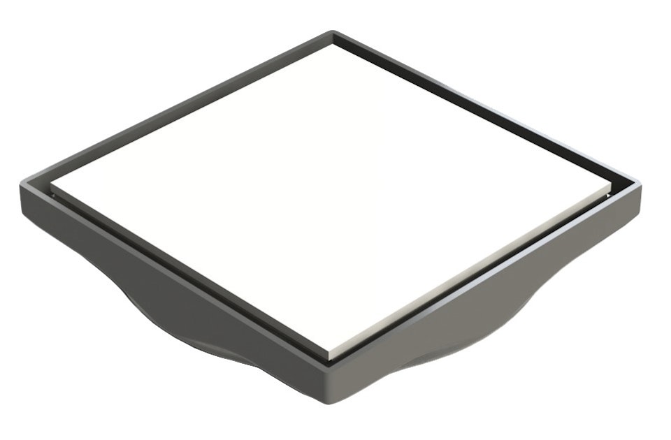 PURUS SQUARE GRID PURUS DESIGN WHITE 150mm K:12,5mm | Floor Drains And ...
