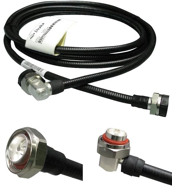 DRAKA PRE ASSEMBLED CABLE JUMPER 4.0M 7/16M/M90 | Jumper Cables | Onninen