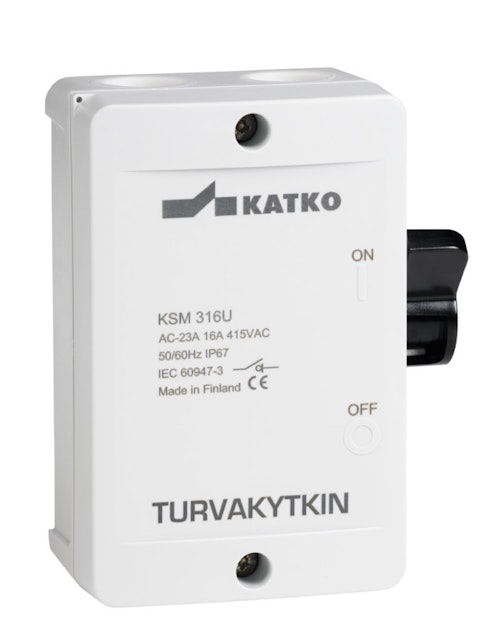 KATKO SAFETY SWITCH KSM 325 3x25A 400V S 11kW | Safety Switchers | Onninen