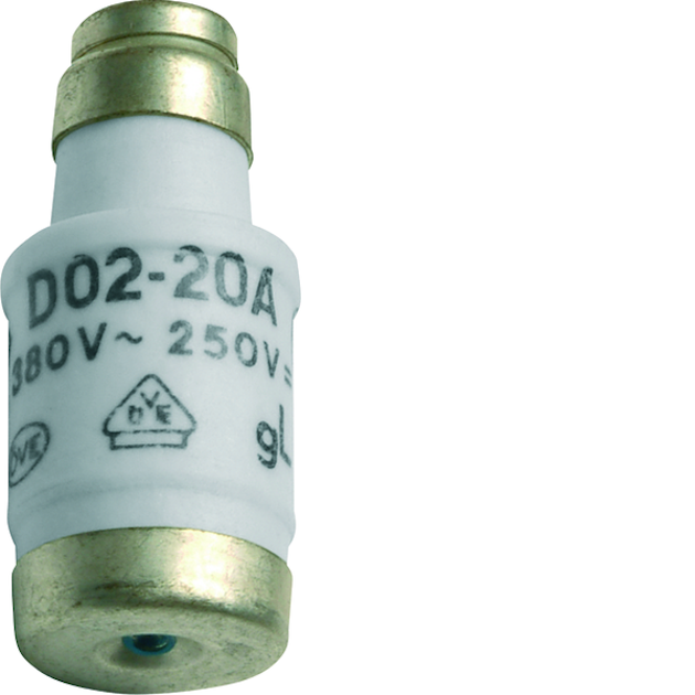 SMÄLTSÄKRING D02/E18 20A | Diazedsäkringar | Onninen