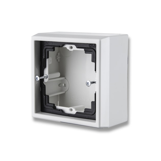 ENSTO SURFACE MOUNTED ENCLOSURE SURFACE BOX-1 DEEP, WHITE | Surface ...