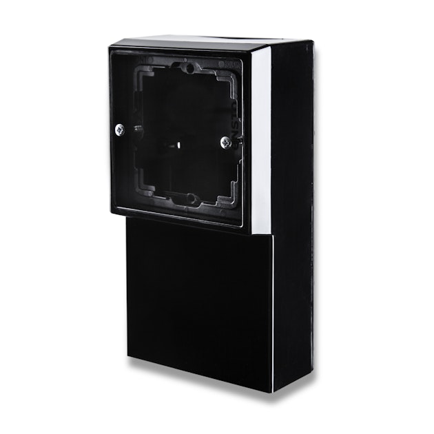 ENSTO SURFACE MOUNTED ENCLOSURE SKIRTING BOX, BLACK | Surface Mounting ...