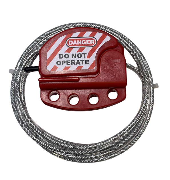 Lockout wire 2 m CB01PT-4-C2m | Reservedeler/tilbehør | Onninen AS