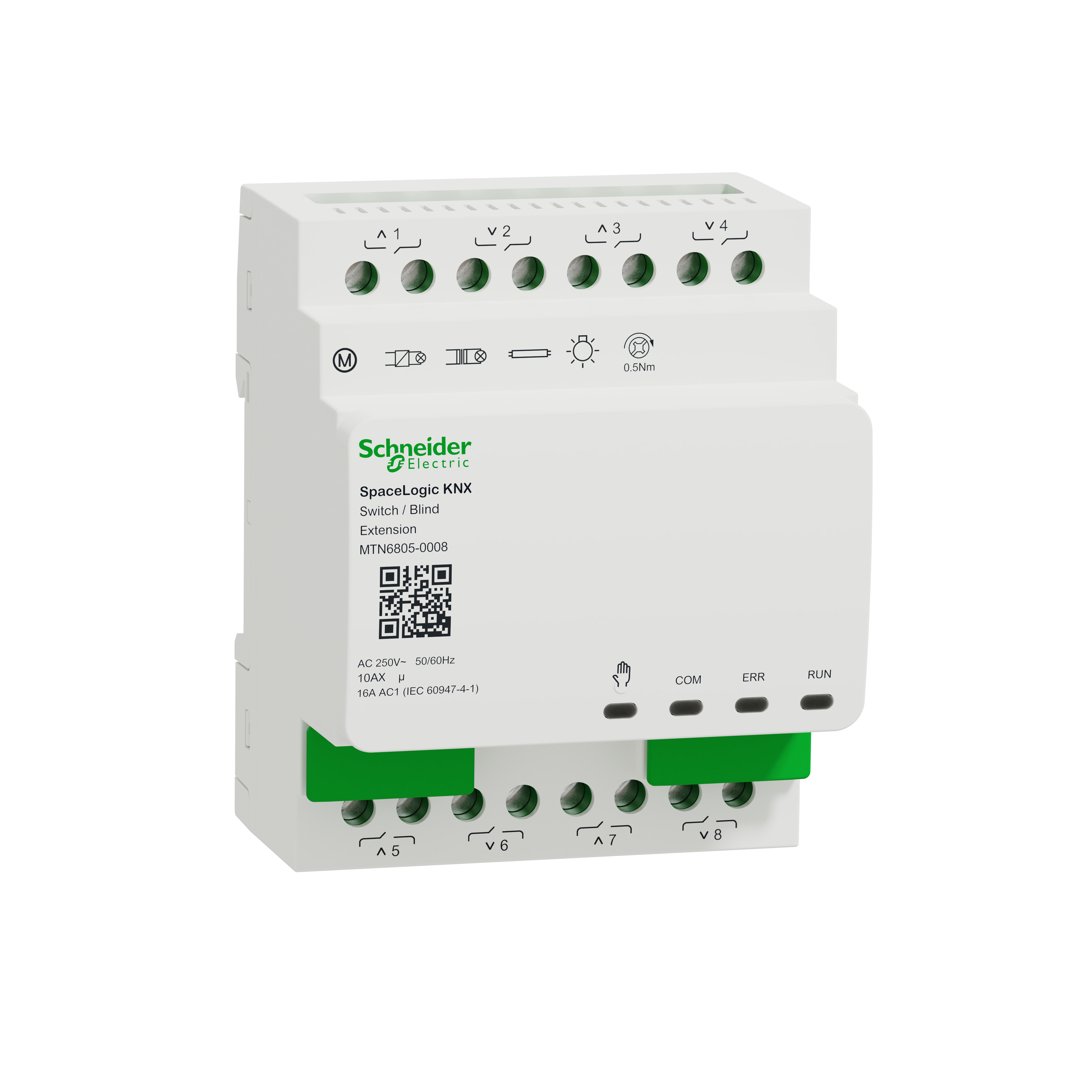SCHNEIDER ELECTRIC SWITCH SPACELOGIC KNX UNIVERSAL EXT 8CH DIN ...