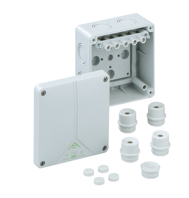 KOBL.BOKS 6² 110X110X67MM ABOX060 GRÅ | Koblingsbokser IP55 | Onninen AS