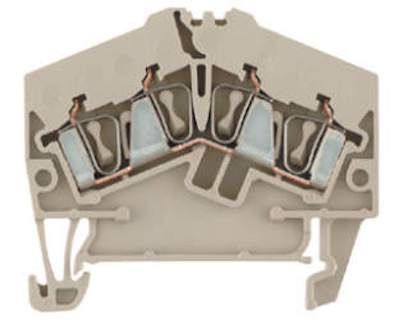 REKKEKLEMME ZDU 2,5/4 AN BL WEIDMÜLLER | Rekkeklemmer 1-35 kvadrat ...