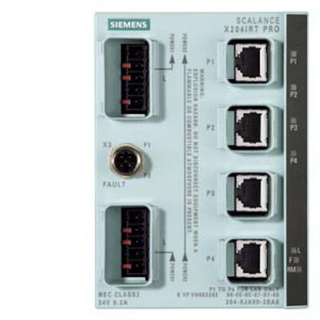 SCALANCE X204 IRT PRO 6GK5204-0JA00-2BA6 | Switcher | Onninen AS