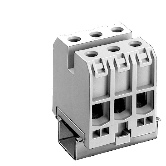 REKKEKLEMME, 3-BLOKK, 35MM2 | Rekkeklemmer 1-35 kvadrat leder | Onninen AS