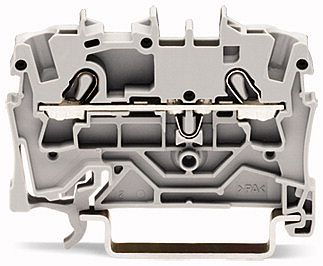 REKKEKLEMME 2 LEDER 2,5MM2 GRÅ 2002-1201 WAGO | Rekkeklemmer 1-35 ...