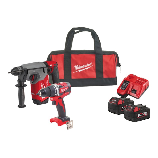 MILWAUKEE POWERPACK MILWAUKEE M18 FPP2NN-502B | Power Tool Sets | Onninen