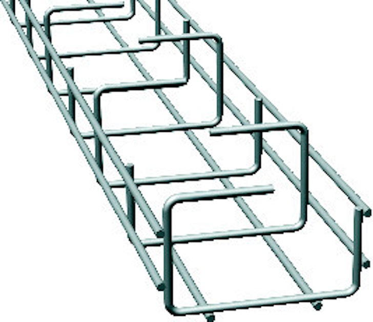 WIBE WIRE MESH CABLE TRAY DEFEM 120/75 ACID-PROOF Z-PROFILE | Mesh ...