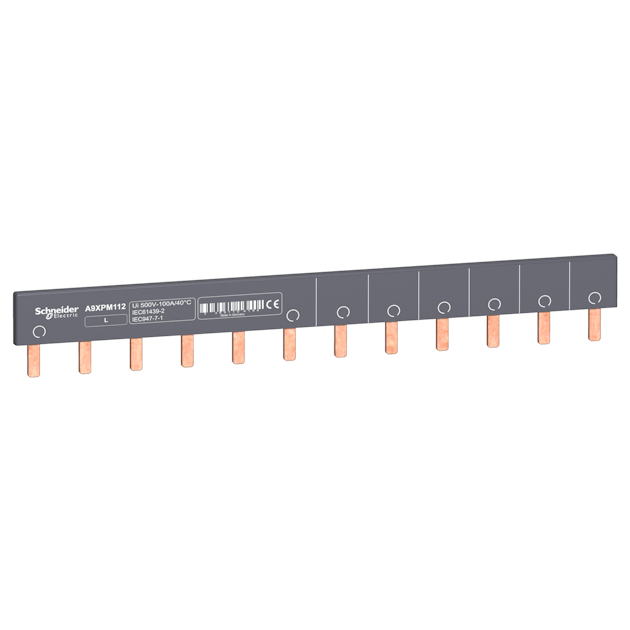 SCHNEIDER ELECTRIC BUSBAR 1P 12 MODULES NOT CUTTABLE | Busbars And ...